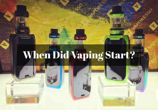 When Did Vaping Start? – Peace-Vape