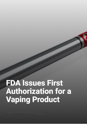 FDA Issues First Authorization for a Vaping Product – Peace-Vape