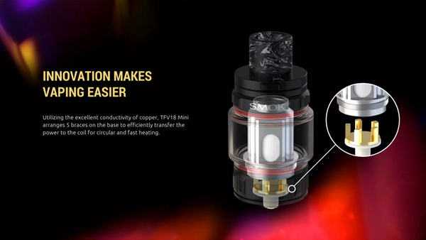 SMOK TFV18 Mini Tank [2023 Product Review] – Peace-Vape